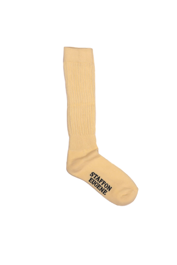 Slouch Sock - Cream - STAFFON EUGENE